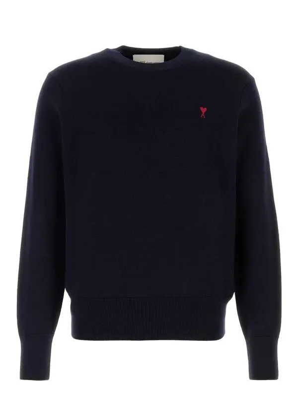 AMI Paris Wool Sweater - Blue