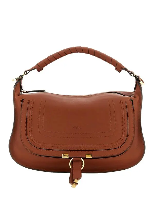 Chloé Marcie Shoulder Bag - Brown