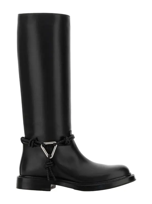 Bottega Veneta Leather James Boots - Black
