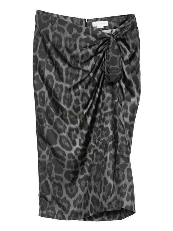 Stella McCartney Silk Midi Skirt - Multicolor