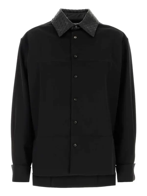 Bottega Veneta Wool Shirt - Black