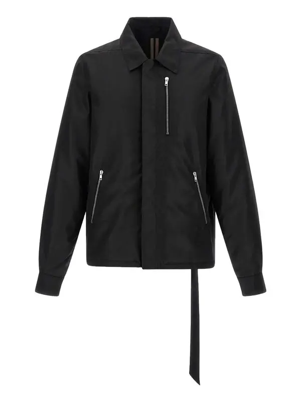 Rick Owens Concealed Zipper Jacket - Black