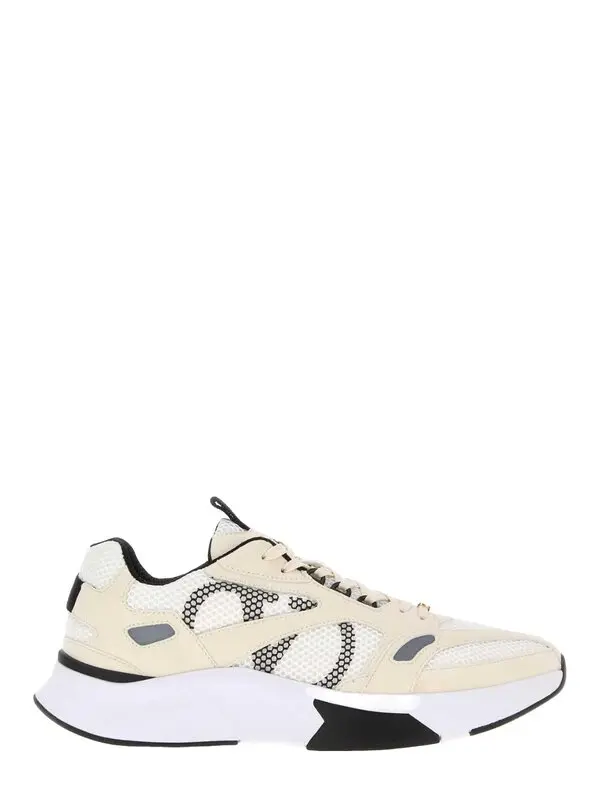 Valentino Garavani Suede And Mesh Demivee Sneakers - Multicolor