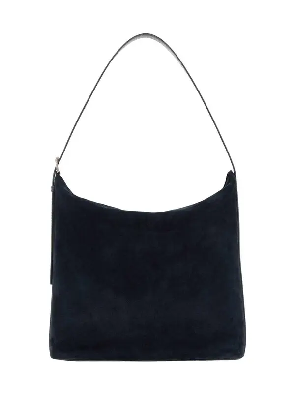A.p.c. Navy Suede Maxi Vera Shopping Bag - Blue