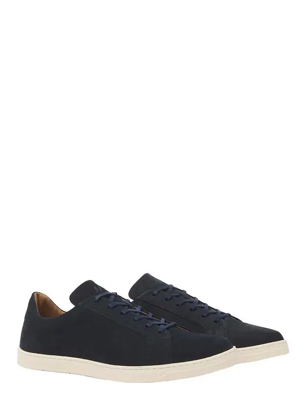 George Cleverley Jack Iii Leather Sneakers - Blue