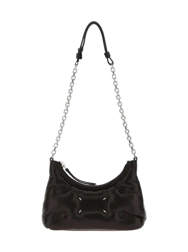 MAISON MARGIELA Leather Shoulder Bag - Black