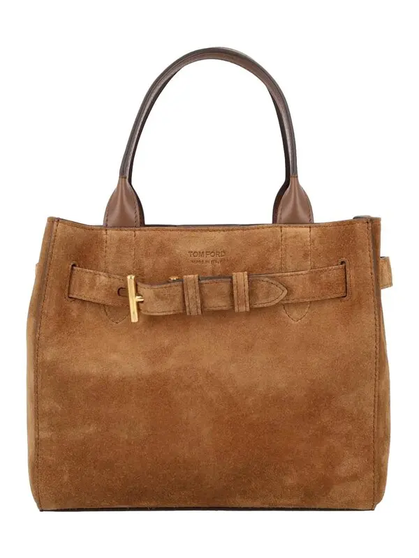 TOM FORD Audrey Small Tote Bag - Brown