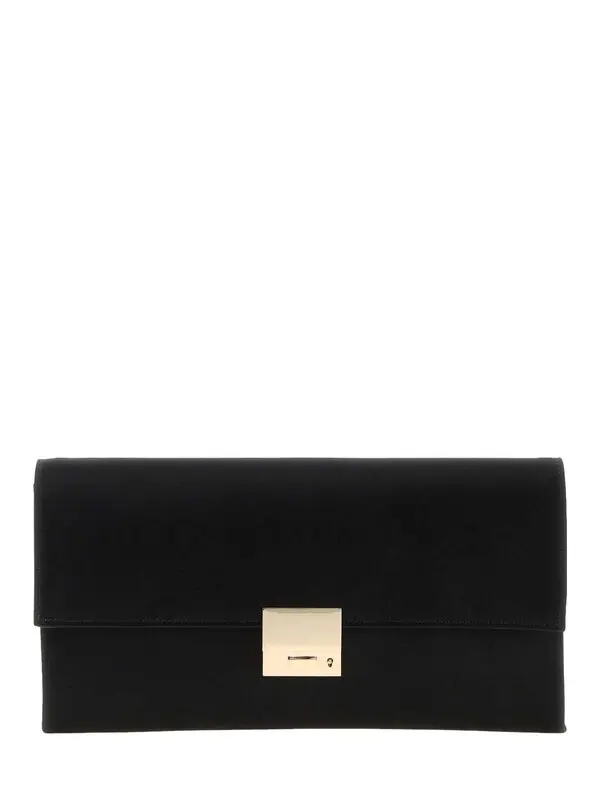 TOM FORD Satin Clutch - Black