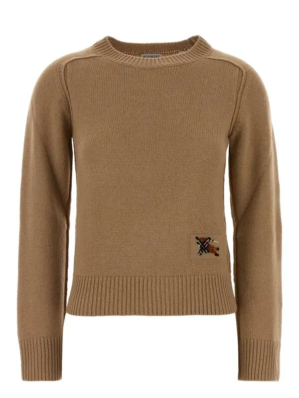 Burberry Wool Blend Sweater - Brown