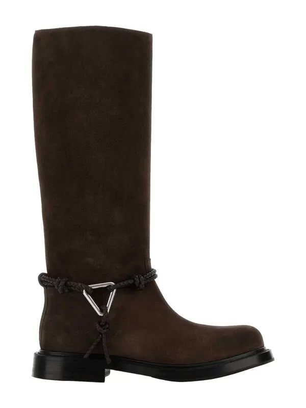 Bottega Veneta Suede James Boots - Brown