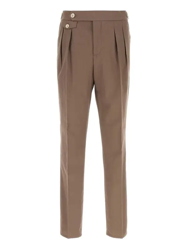 Brunello Cucinelli Cotton Pant - Brown