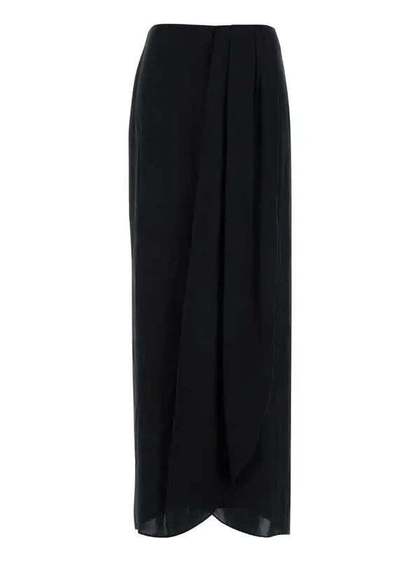MAISON MARGIELA Satin Skirt - Black