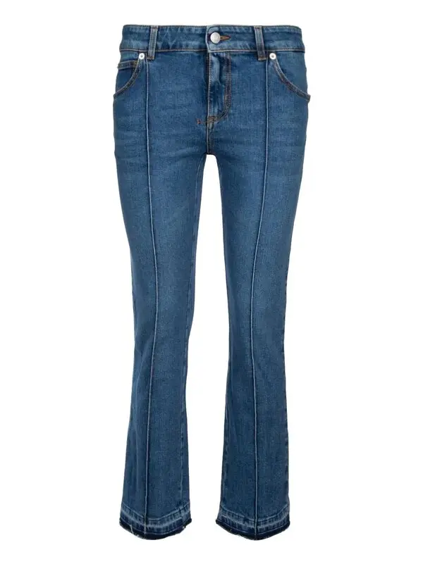 Alexander McQueen Cotton Denim Jeans - Multicolor