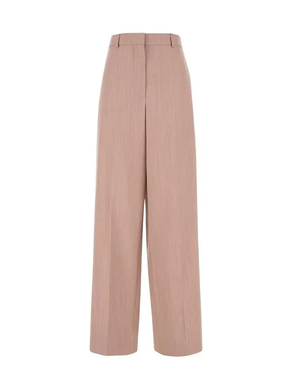 Stella McCartney Wool Loose Pants - Multicolor