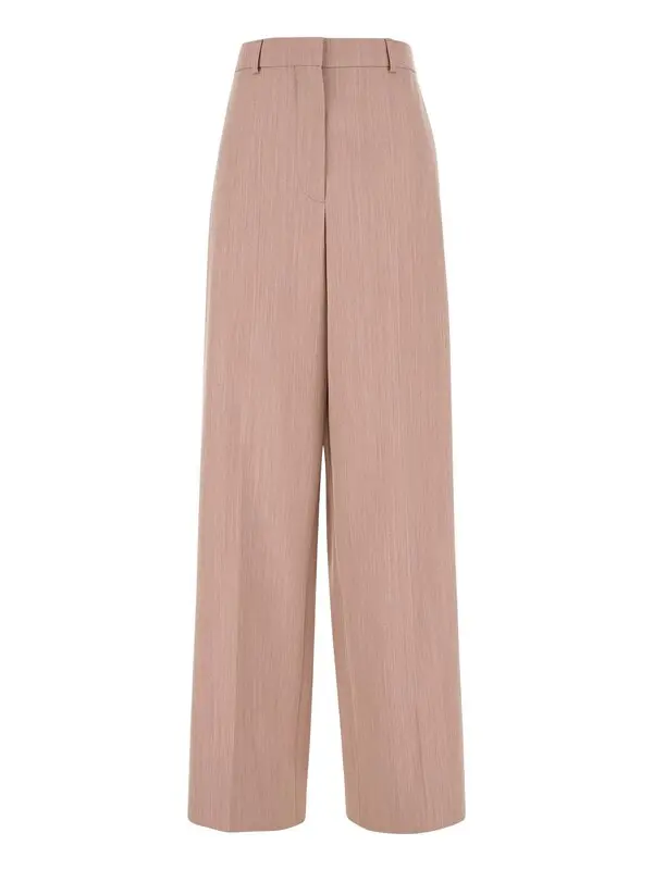 Stella McCartney Wool Loose Pants - Multicolor