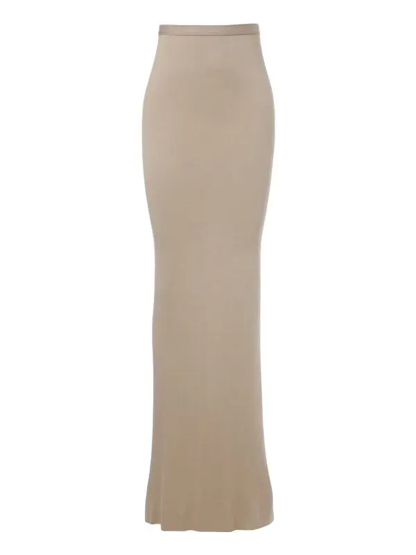 Rick Owens Lilies Slip Jersey Maxi Skirt - Beige