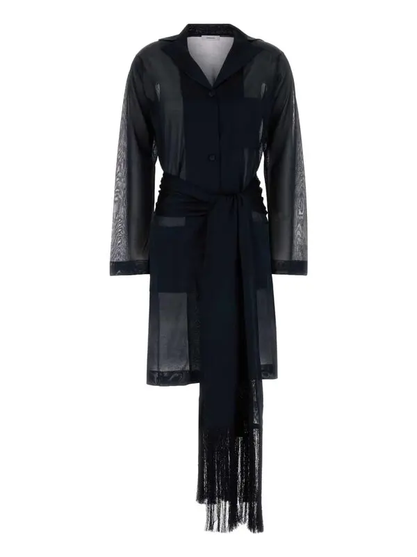 FERRAGAMO Knit Cardigan - Blue