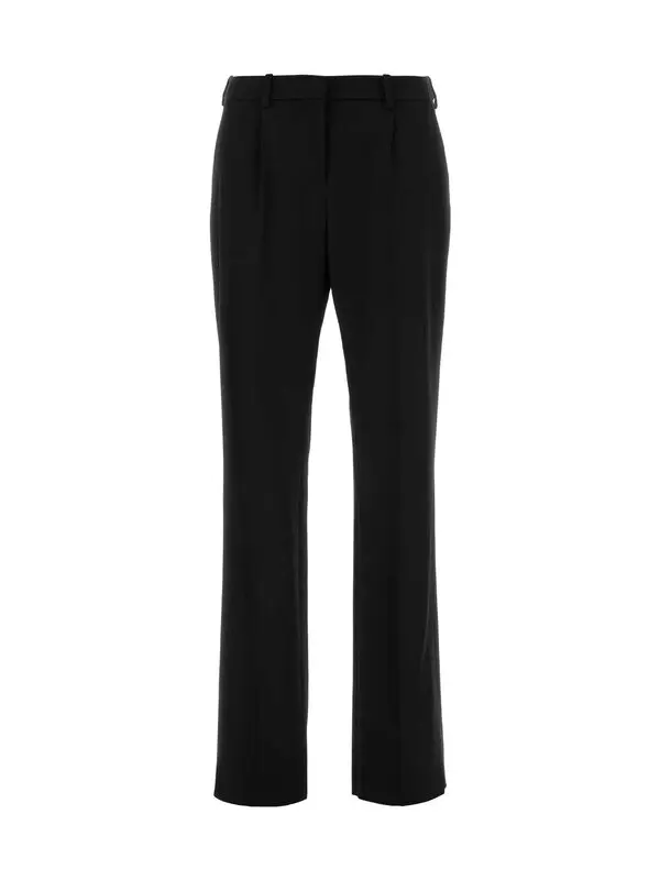 Balenciaga Stretch Wool Pant - Black