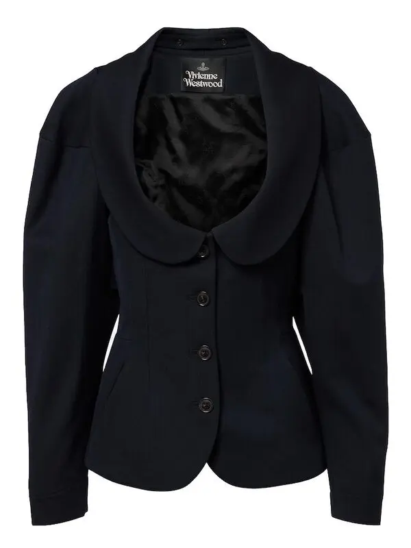 VIVIENNE WESTWOOD Bergere Cotton And Wool Jacket - Blue