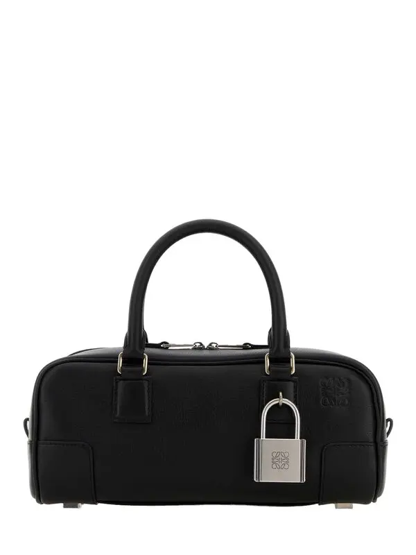 Loewe Leather Amazona 23 Handbag - Black
