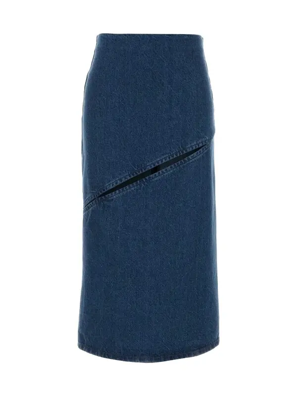 JIL SANDER Denim Skirt - Blue