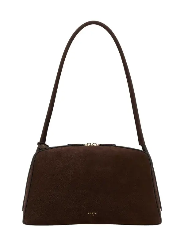 Alaïa Leather Fonce Shoulder Bag - Brown