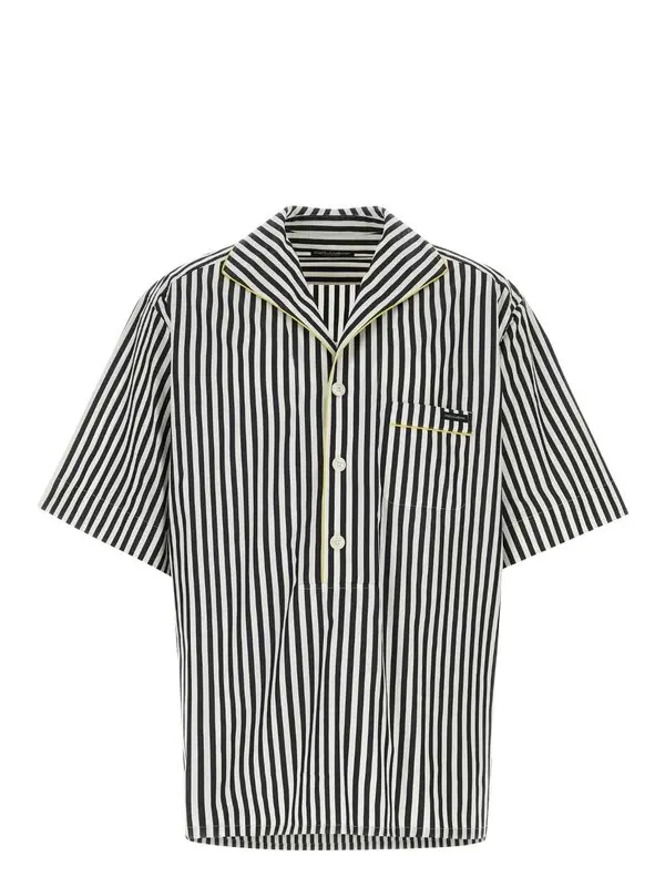 Dolce & Gabbana Embroidered Poplin Shirt - Multicolor