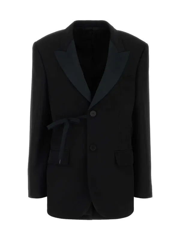 Balenciaga Wool Blazer - Black