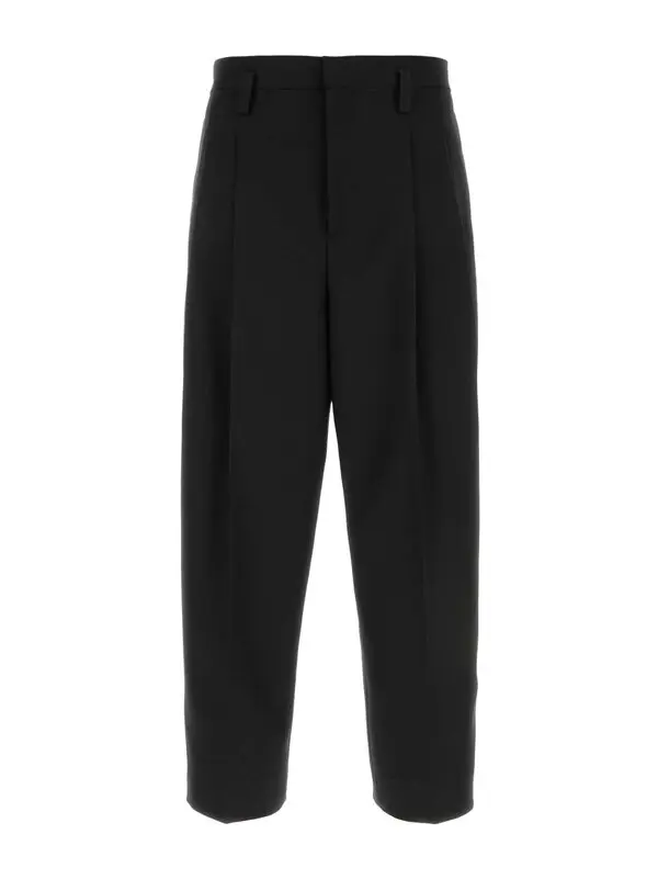 JIL SANDER Gabardine Pant - Black
