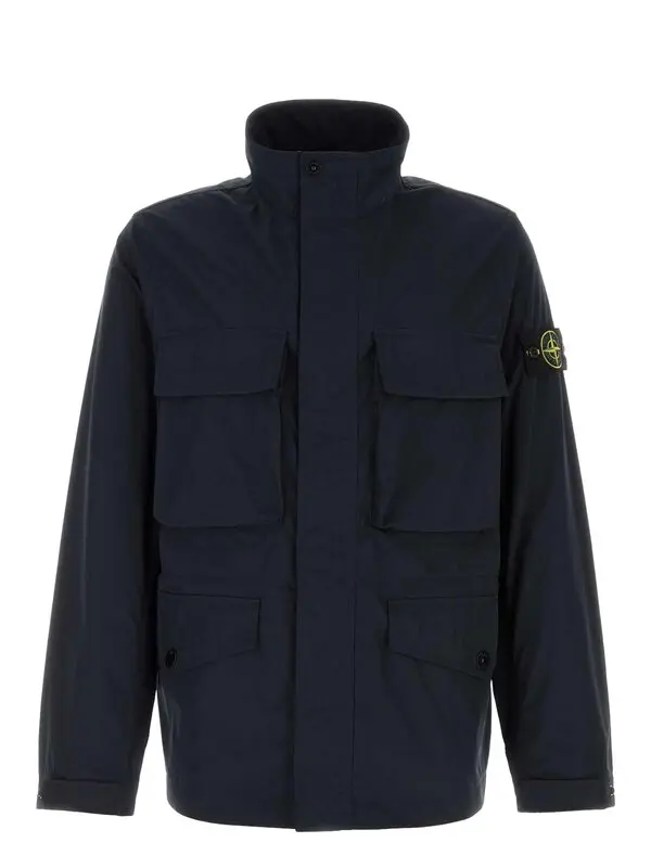 Stone Island Polyester Field Jacket - Blue