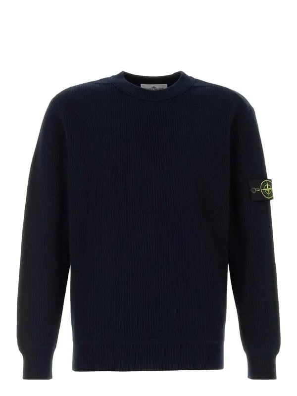 Stone Island Cotton Sweater - Blue