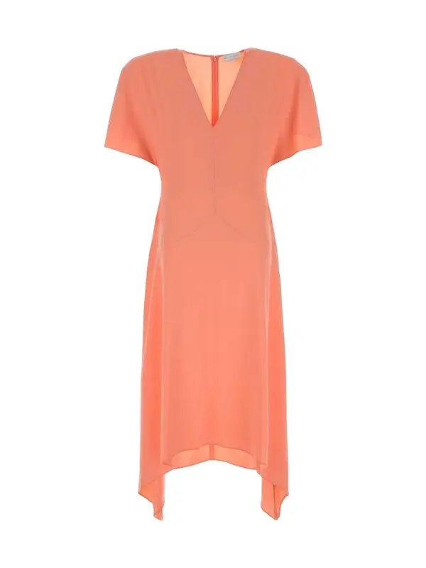 Stella McCartney Salmon Satin Dress - Pink