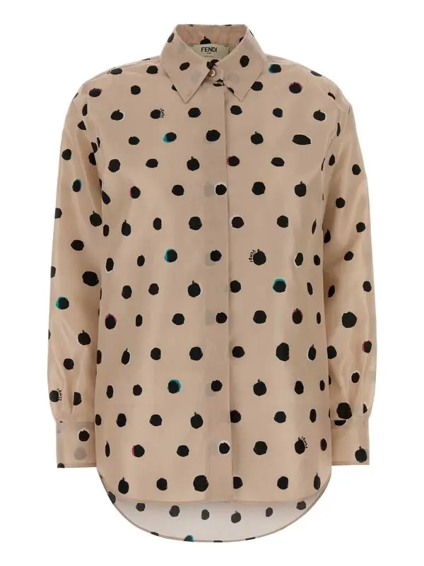 Fendi Printed Silk Shirt - Multicolor