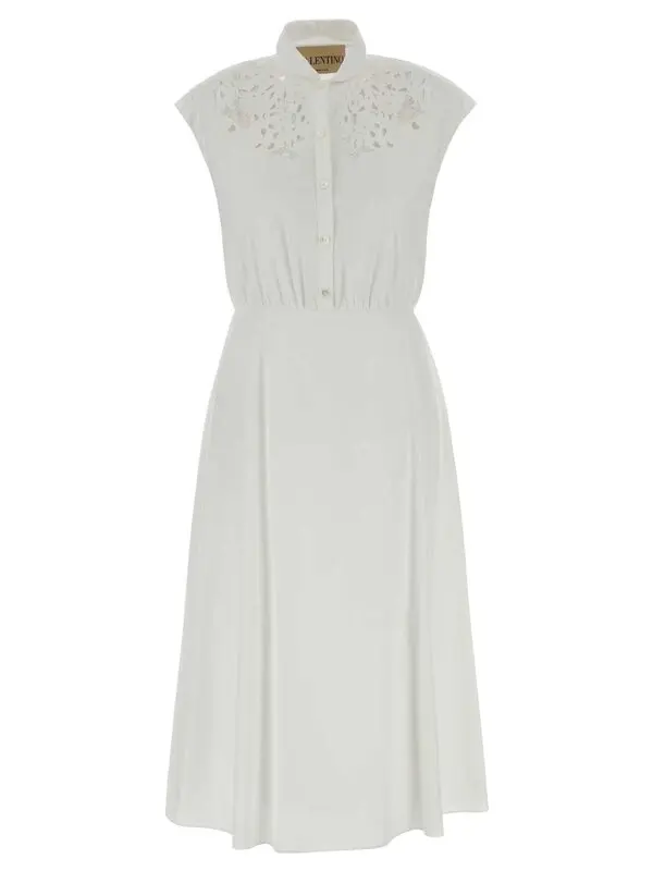 Valentino Garavani Poplin Dress - White
