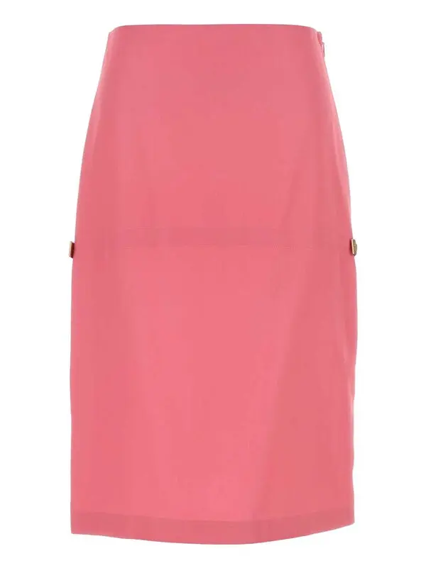 Fendi Viscose Blend Skirt - Pink