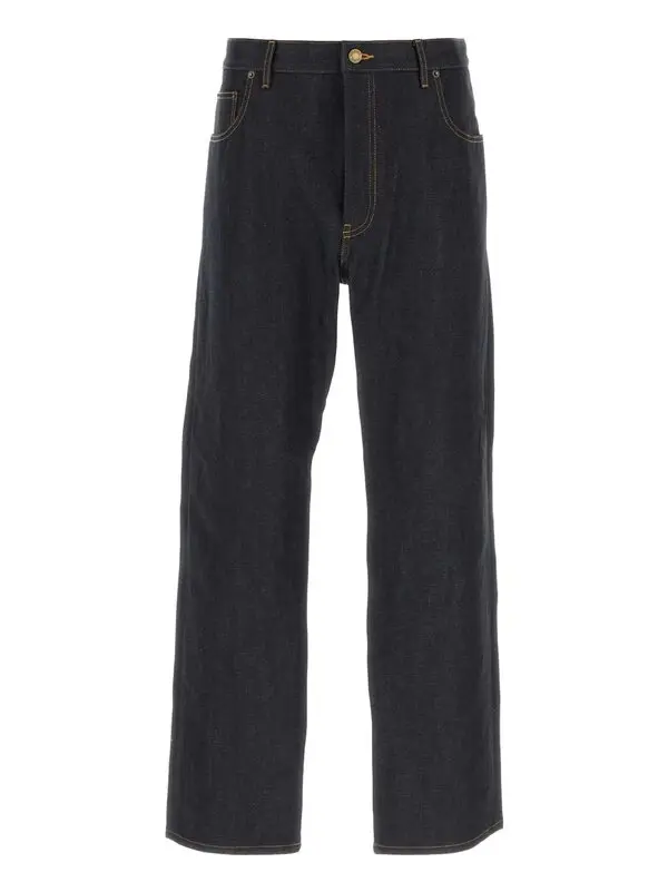 Thom Browne Dark Denim Jeans - Blue