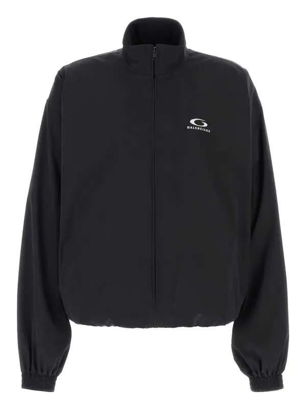 Balenciaga Stretch Polyester Jacket - Black