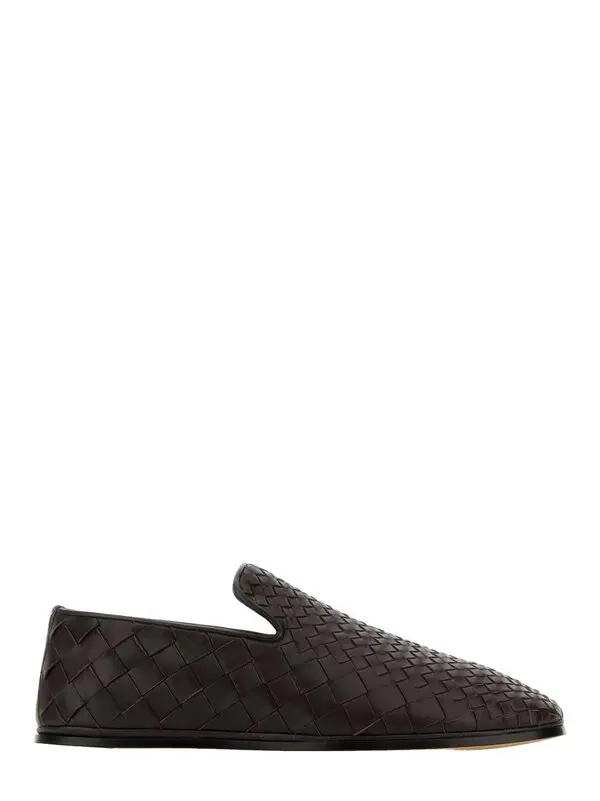 Bottega Veneta Nappa Leather Sunday Loafers - Brown