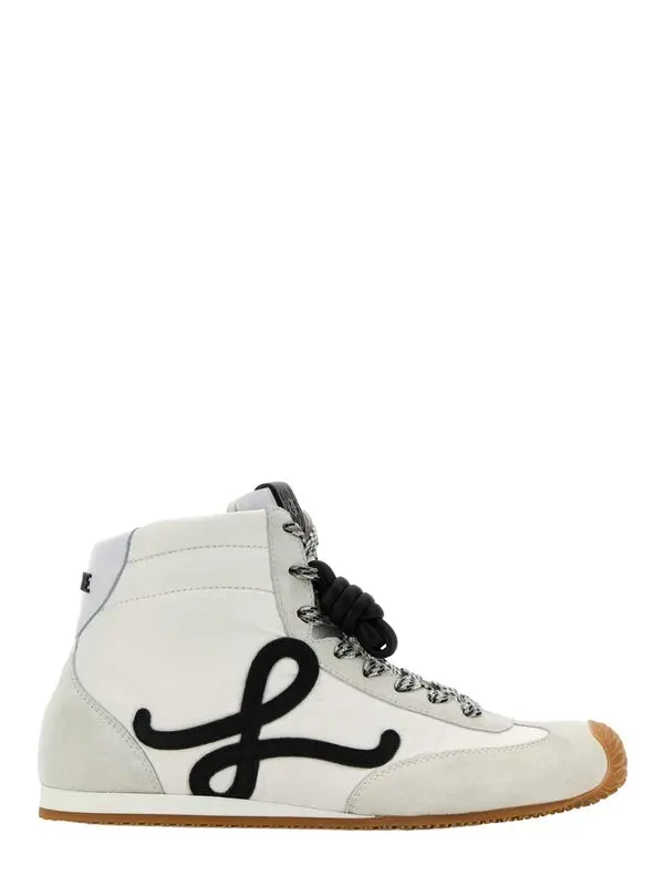 Loewe Nylon And Suede Ballet Runner 2.0 Sneakers - White