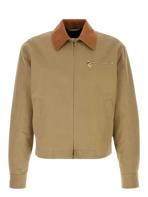 Versace Cotton Jacket - Brown