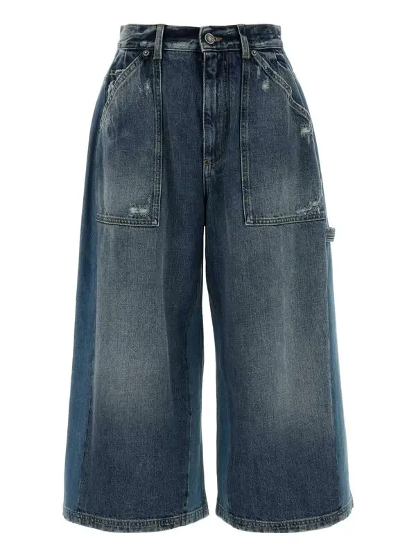 Dolce & Gabbana Denim Bermuda Shorts - Blue