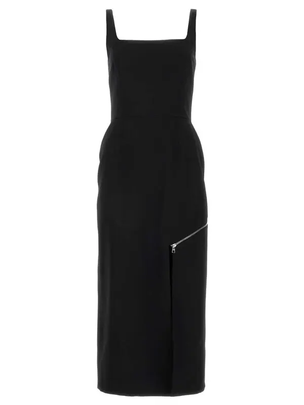Alexander McQueen Twill Dress - Black