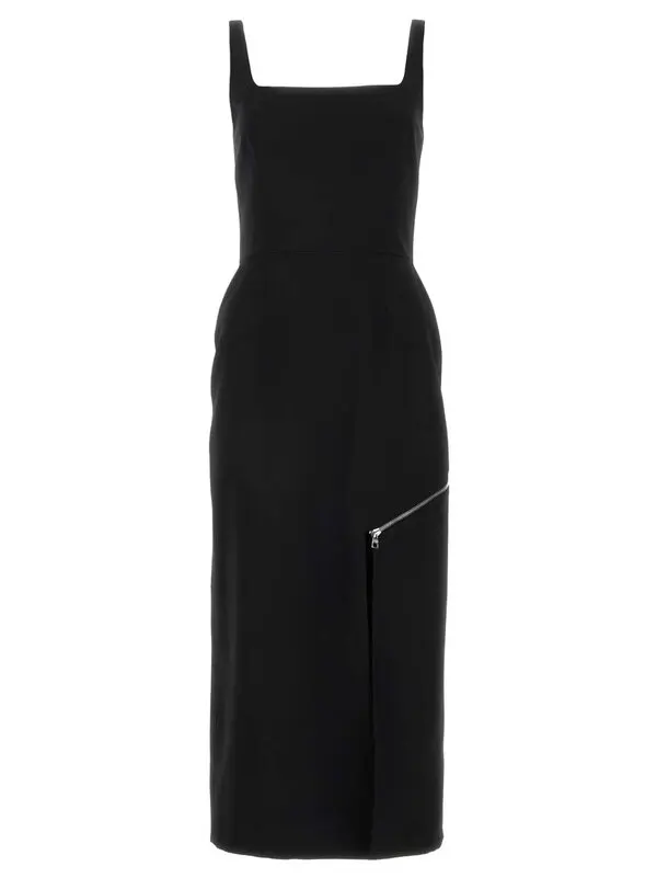 Alexander McQueen Twill Dress - Black