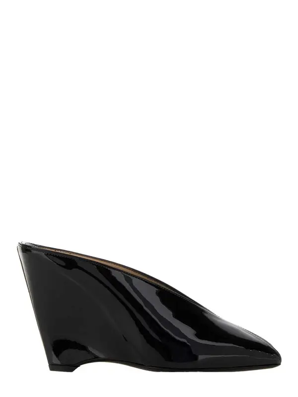 FERRAGAMO Leather Alicia Mules - Black
