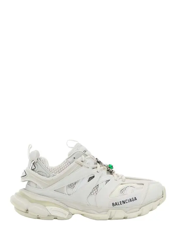 Balenciaga Mesh And Rubber Track Sneakers - White