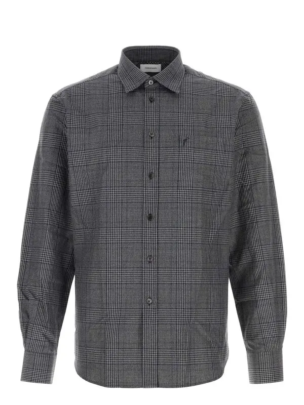 FERRAGAMO Embroidered Oxford Shirt - Multicolor