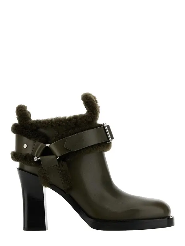 Burberry Mini Cozy Stirrup Boots - Multicolor