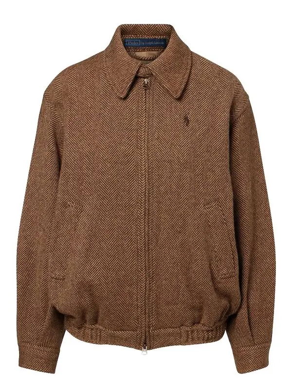 Polo Ralph Lauren Herringbone Wool Jacket - Brown
