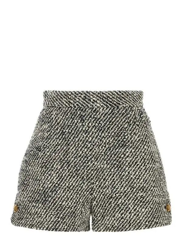 Versace Responsible Bicolour Wool Bouclé Skirt - Multicolor