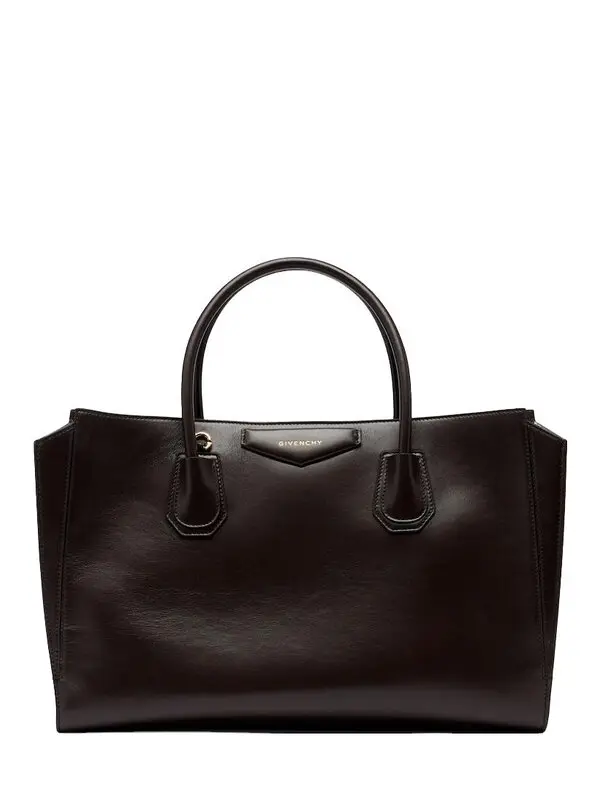 Givenchy Antigona Catchall Medium Leather Tote Bag - Brown